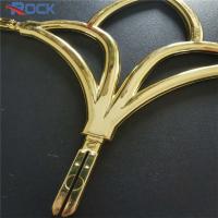 China UPVC Georgian Bar Flower Decorative Hardware Gold UV Electroplate ABS 20mm for sale