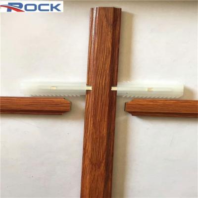 China Traditional Style UPVC Windows Georgian Bar Inside Glass Customized Color for sale