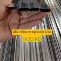 China Hollow Glass Aluminum Spacer Bar 3003 Alloy 4A to 40A Thermal Spacer for Insulating Glass for sale