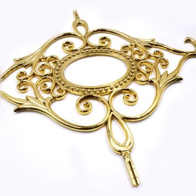 China ABS 255x395mm Decorative Georgian Bar Flower for Double Glazing Golden Electroplate for sale