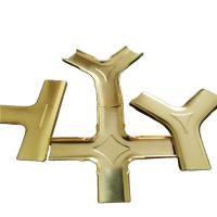 China Steel Electroplate Georgian Bar Cross Y T Connector for Double Glazing Door Glass Decoration for sale
