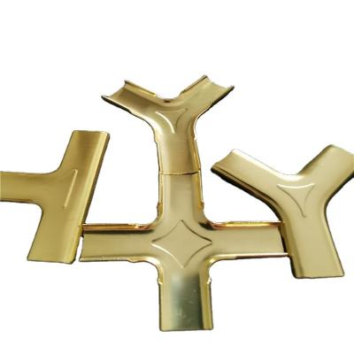 China Steel Electroplate Georgian Bar Cross Y T Connector for Double Glazing Door Glass Decoration for sale