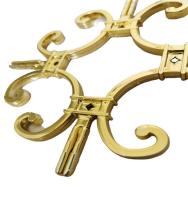 China UV Proof ABS Georgian Bar Flower 5x8mm for Double Glazing Door Decoration for sale