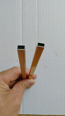 China UV Proof 5x8mm Georgian Bar Window Accessories Water Plating Long Life Decorative PVC for sale