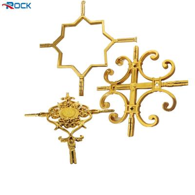 China PVC Georgian Bar Decorative Window Accessories UV-Proof Golden Finish 2024 for sale