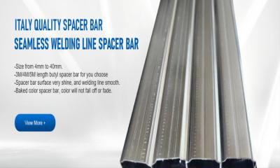 China Insulating Glass Aluminum Spacer Bar 6mm 9mm 12mm for Window Door Hardware for sale