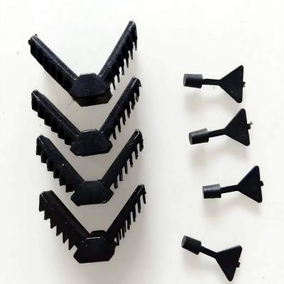 China Plastic Corner Key 6a-27a for Insulating Glass Spacer Bar Gas Filling Window Door Accessory for sale