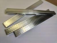 China High-Frequency Welded Aluminum Spacer Bar 5m Length 0.2-0.35mm Thickness for Insulated Glass for sale