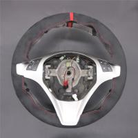 China Black Artificial Leather Steering Wheel Cover for Alfa Romeo Giulietta MiTo 2008-2015 for sale