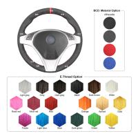 China Black Artificial Leather Steering Wheel Cover for Alfa Romeo Giulietta MiTo 2008-2015 for sale