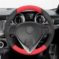China Upgrade Your Alfa Romeo Giulietta 2014-2021 with Hand Stitching Steering Wheel Cover for sale