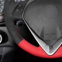 China Upgrade Your Alfa Romeo Giulietta 2014-2021 with Hand Stitching Steering Wheel Cover for sale