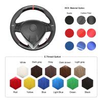 China 3-Spoke Wheel Cover Black Thread Hand Stitching for Alfa Romeo Giulietta MiTo 2014-2021 for sale