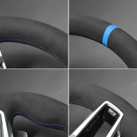 China 110g Mordern Style PU Leather Steering Wheel Cover for BMW X1 U11 2023-2024 X2 U10 2024 for sale