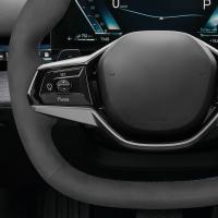 China 2020- For BMW 5 Series Hand Stitch Leather Suede Car Steering Wheel Cover with Customized Thread Color for sale