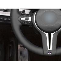 China Sports Design Genuine Leather Steering Wheel Cover for BMW M2 M3 M4 M5 M6 X5 X6 2013-2019 for sale