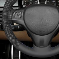 China Soft and Comfortable Steering Wheel Cover for BMW E87 E81 E82 E88 E90 E91 E92 E93 E84 for sale
