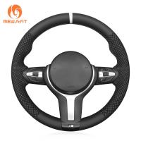 China DIY Super Soft Suede Steering Wheel Cover for BMW F22 F23 F30 F34 F32 F33 F36 F10 F07 F12 F13 F06 F39 F25 F26 F15 F16 Red Thread Color for sale