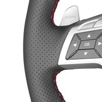 China Customized Thread Color Hand Sewing PU Leather Steering Cover for E63 AMG S 2011-2016 for sale