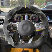 China Mewant Soft Athsuede Steering Wheel Cover for Mercedes Benz A250 W177 C118 W205 C257 W213 W463 W222 W167 W247 for sale