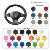 China BMW Z4 E85 E86 M E85 Z4 E86 Coupe Roadster 2006 2007 2008 Leather Steering Wheel Cover for sale
