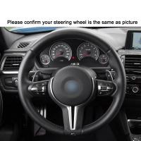 China Suede Steering Wheel Cover for BMW F87 M2 F80 F82 F83 M4 F10 F12 F13 X5 M6 2017-2019 for sale