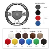 China Mercedes Benz A45 AMG W176 C63 W204 CLA C117 CLS 63 S-Model 2011-2016 Red Suede Car Steering Wheel Cover for sale
