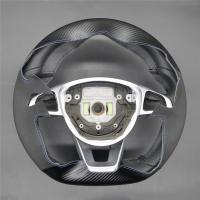 China Mercedes Benz W205 AMG C43 C117 GLA 45 X156 C218 W213 Carbon Fiber Suede Steering Wheel Cover for sale