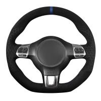 China 2017- Year Soft Suede Steering Wheel Cover for JETTA GTI Tiguan Easy Installation for sale