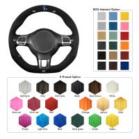 China 2017- Year Soft Suede Steering Wheel Cover for JETTA GTI Tiguan Easy Installation for sale
