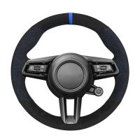 China Customized Color Leather Steering Wheel Cover for Porsche 911 992 Taycan 2020 2021 2022 for sale