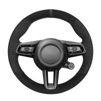 China Customized Color Leather Steering Wheel Cover for Porsche 911 992 Taycan 2020 2021 2022 for sale