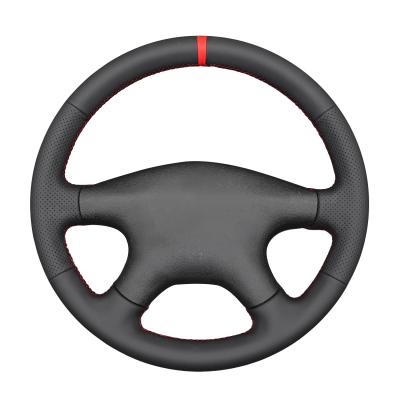 China DIY Leather and Suede Hand Stitch Steering Wheel Cover for SANATA 2004 300/350 fit for sale