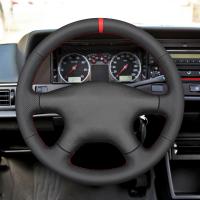 China DIY Leather and Suede Hand Stitch Steering Wheel Cover for SANATA 2004 300/350 fit for sale