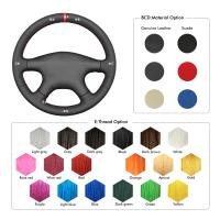 China DIY Leather and Suede Hand Stitch Steering Wheel Cover for SANATA 2004 300/350 fit for sale
