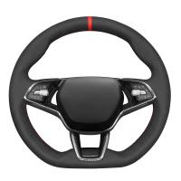 China Custom PU Leather Steering Wheel Cover for Skoda Fabia Octavia VRS RS 20212022 2023 for sale