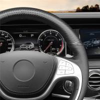 China MEWANT Customized Color Steering Wheel Cover for Mercedes-Benz S-Class W222 2014-2017 for sale