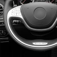 China MEWANT Customized Color Steering Wheel Cover for Mercedes-Benz S-Class W222 2014-2017 for sale