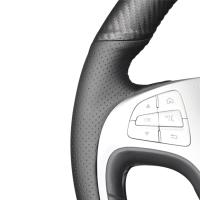 China MEWANT Customized Color Steering Wheel Cover for Mercedes-Benz S-Class W222 2014-2017 for sale