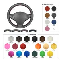 China 2009-2010 Custom Black PU Leather Steering Wheel Cover for BMW X3 E83 3-Spoke Wheel for sale