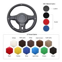 China VW Polo Sagitar Bora Santana Jetta 3-Spoke Wheel PU Leather Steering Cover 2009-2012 for sale
