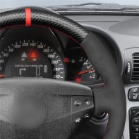 China Custom Suede Steering Wheel Cover for Mercedes Benz C Class W203 2001-2004 by MEWANT for sale