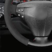 China Custom Suede Steering Wheel Cover for Mercedes Benz C Class W203 2001-2004 by MEWANT for sale