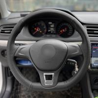 China Customized Color Steering Wheel Cover for Passat Golf 7 Mk7 Polo Jetta B8 Tiguan Sharan Touran Up 2016 2017 for sale