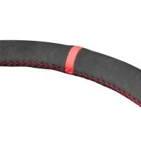 China Hand Sewing Suede Steering Wheel Cover for Mercedes-Benz W202 CL-Class C140 E-Klasse for sale