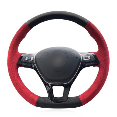 China Volkswagen Golf 7 Mk7 Polo Jetta Passat B8 VW Tiguan Sharan Touran UP Custom Steering Wheel Cover for sale