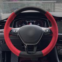 China Volkswagen Golf 7 Mk7 Polo Jetta Passat B8 VW Tiguan Sharan Touran UP Custom Steering Wheel Cover for sale