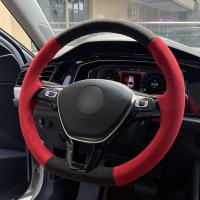 China Volkswagen Golf 7 Mk7 Polo Jetta Passat B8 VW Tiguan Sharan Touran UP Custom Steering Wheel Cover for sale