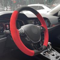China Volkswagen Golf 7 Mk7 Polo Jetta Passat B8 VW Tiguan Sharan Touran UP Custom Steering Wheel Cover for sale