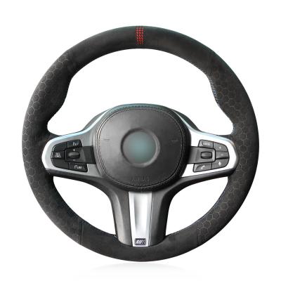 China 2015-2016 BMW M Sport F40 G30 GT G20 G11 G14 G15 X3 G01 X4 G02 X5 G05 X7 G07 Z4 Backed Steering Wheel Cover for sale